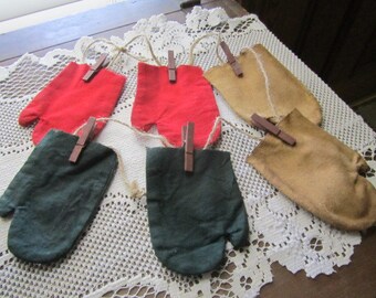 Popular items for primitive mittens on Etsy