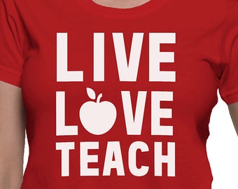 Live love teach | Etsy