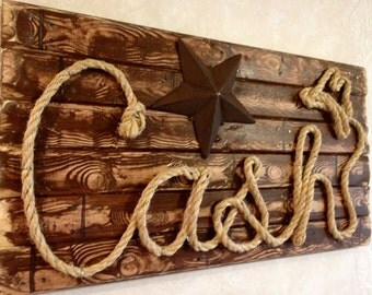 Personalized Rope Name Signs by RopeAndStyle on Etsy