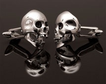 Popular items for skull cufflinks on Etsy