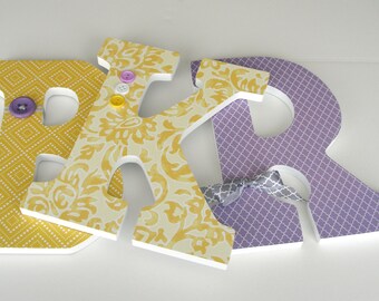 Wooden Letter Nursery Decor & Baby Name Wall Art by LetterLuxe