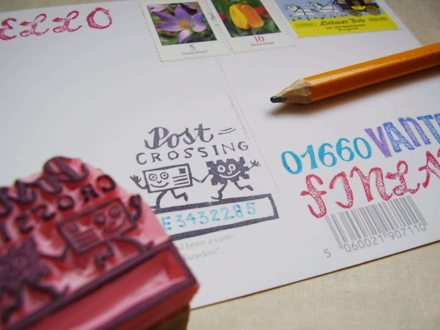 Postcrossing Stamp