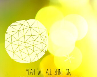 We all shine on | Etsy