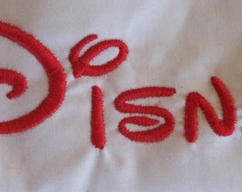 Disney font embroidery – Etsy