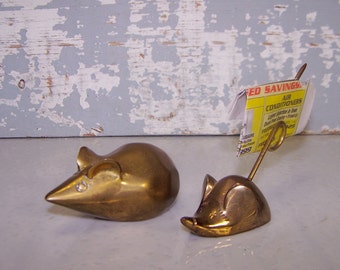 Popular items for brass mouse on Etsy