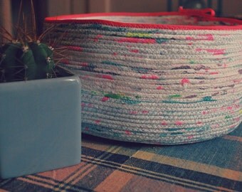 Popular items for coiled rope basket on Etsy