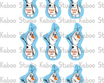 Unique olaf thank you tag related items | Etsy
