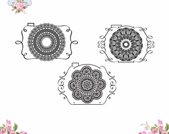 Denim & LACE Digital Paper Pack Vintage lace by ItGirlDigital