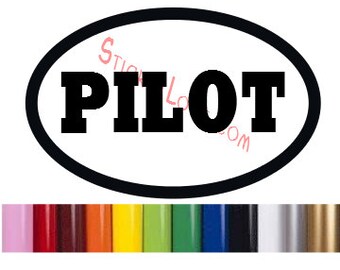 Pilot decals | Etsy