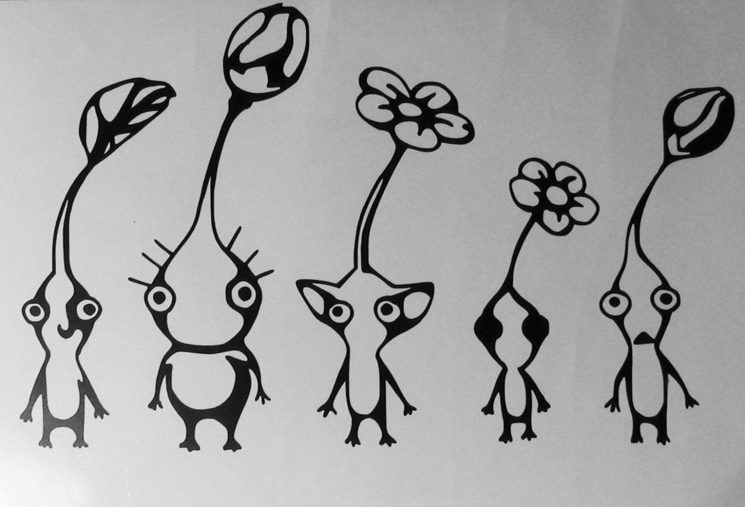 Detailed Vinyl Decal Pikmin Nintendo Video Games by 2Legit2Stick