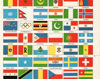 Drapeau vintage | Etsy