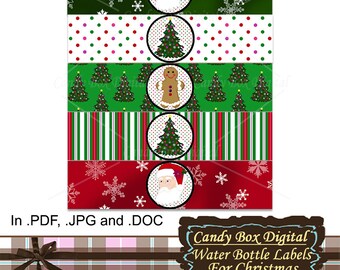 Popular items for christmas water on Etsy