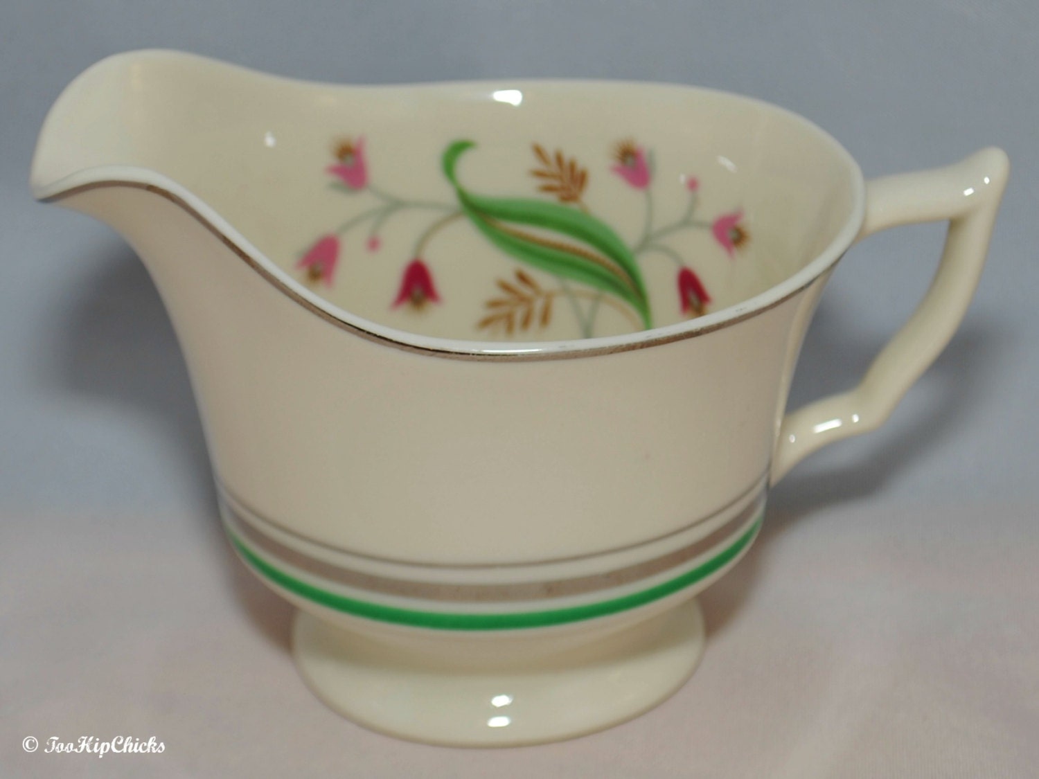 Old Ivory Syracuse China Creamer With the Coralbel Pattern and ...