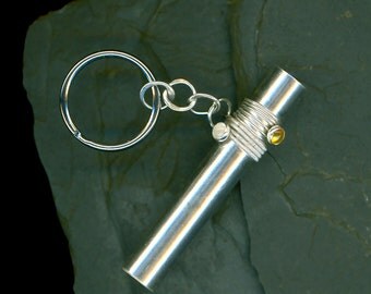 Popular items for silver keychain on Etsy