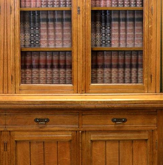 Dolls House Victorian Wallpaper Library Books Mural Quality