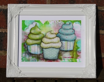 Cupcake art | Etsy