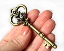 Unique crown skeleton key related items | Etsy