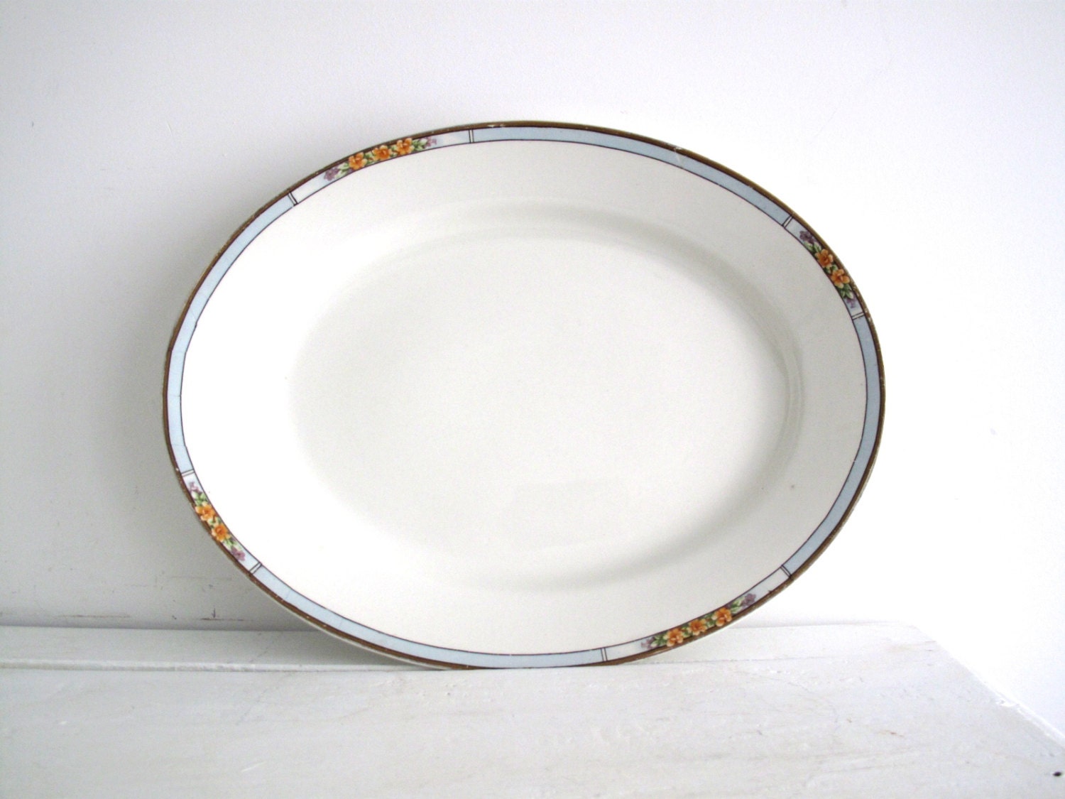 Vintage Ceramic Plate – Floral Design by Henley of England – Haute Juice