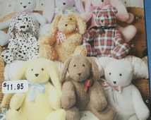 Popular items for stuffed bear pattern on Etsy