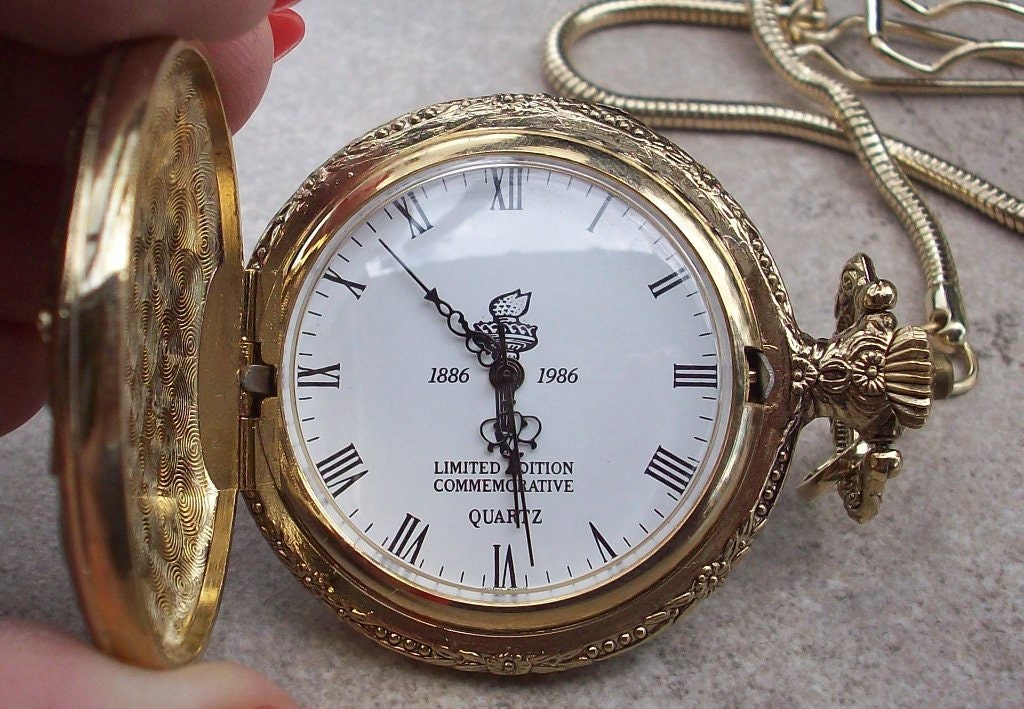 The Statue of Liberty Centennial Pocket Watch Collectors