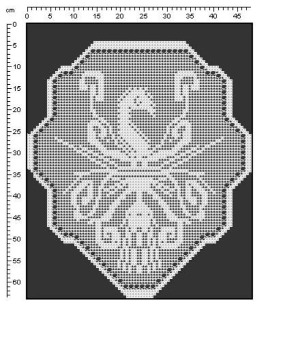 Filet Crochet pattern 'Phoenix' pdf Instant by Thenortherngypsie