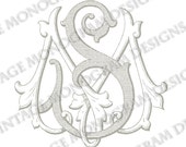 Vintage Monogram Designs Monograms and More by VintageMonogram