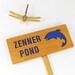 Personalized Sign for POND Fishing Hole Sign by TheCommonSign