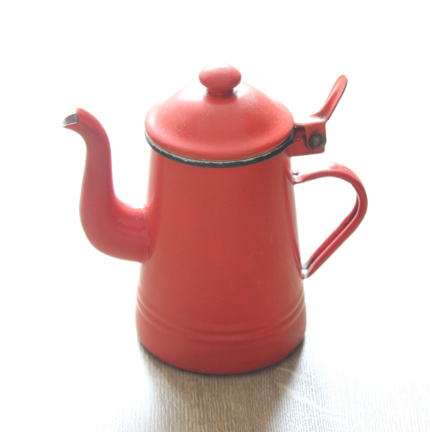 Red Enamel Coffee pot – Haute Juice