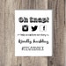 PRINTABLE & CUSTOMIZABLE Instagram Hashtag sign Photo Booth