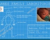 Items similar to Baby Blueprint, Newborn baby gift, baby gift ideas ...
