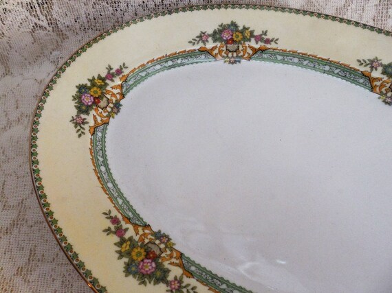 Antique 14 Serving Platter Meito China of by BallentinesAntiques