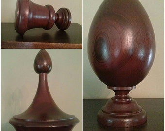 Popular items for wood finials on Etsy