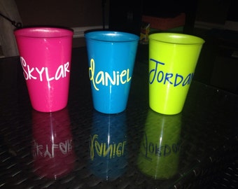 Popular items for personalized kids cups on Etsy