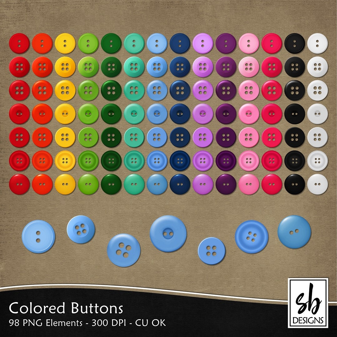 Digital Buttons Button Clip Art Button by SBdigitalDesigns