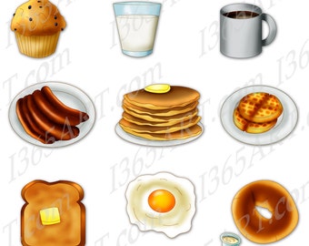 Pancake clipart | Etsy