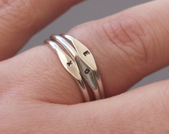 Silver signet ring | Etsy