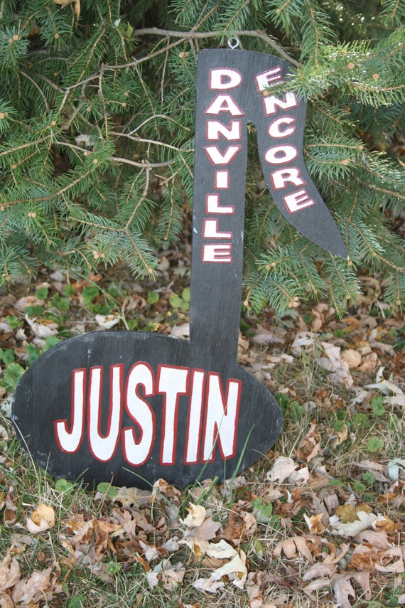Items similar to Music note, choir yard sign. Show your support for ...