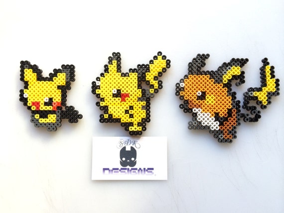 Perler Beads Pokemon Raichu at Nora Weeks blog