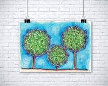 Popular items for large tree art on Etsy