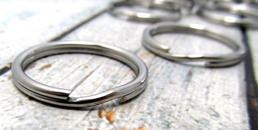 28mm Split Ring Stainless Steel Split Rings SST Findings