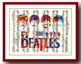 The beatles art | Etsy
