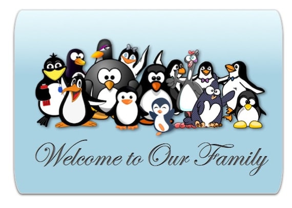 Welcome to our Family: Fun P-P-P-Penguin Sign in by Honeymellows