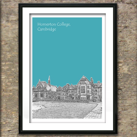 Cambridge Art Print Poster A4 Size Cambridge University