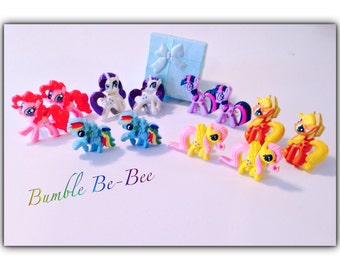 Popular items for pinkie pie earrings on Etsy