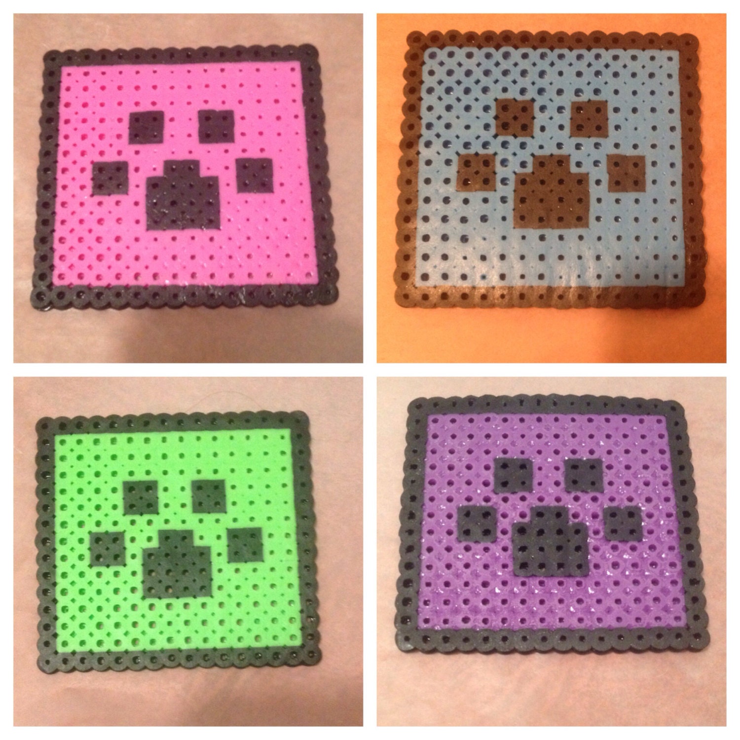 Paw Print Perler Bead Designs