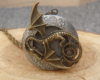 DRAGON LOCKET Necklace Pendant