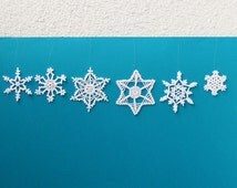 Unique snowflake lace related items | Etsy