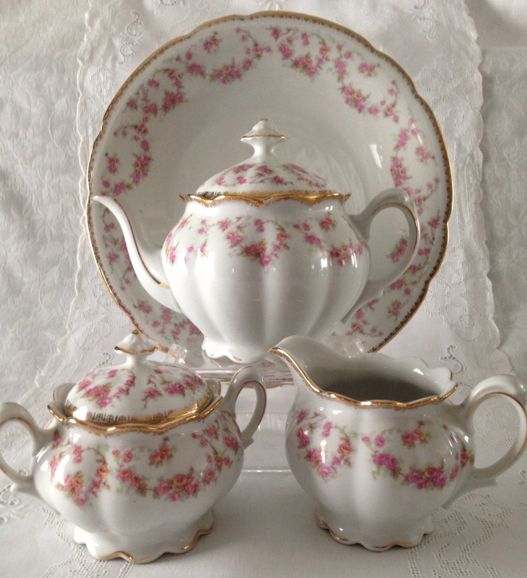 Schumann Dresden Original Bridal Rose Tea by NicerThanNewVintage