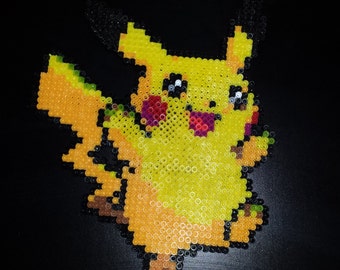 Pikachu perler | Etsy