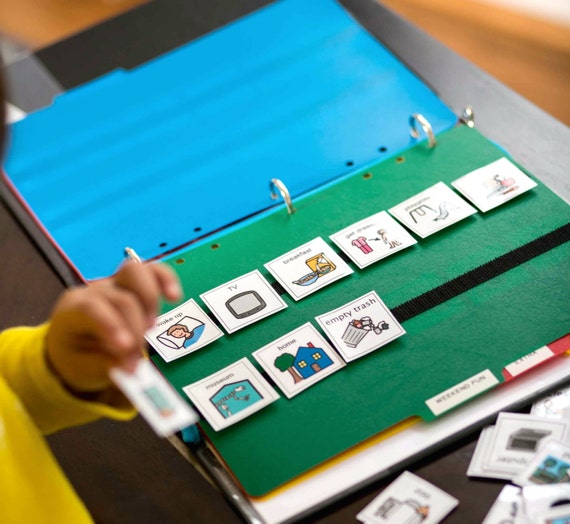 Visual Schedule Book For Daily Routines PECS System Visual Visual Schedule Book For Daily Routines PECS System Visual